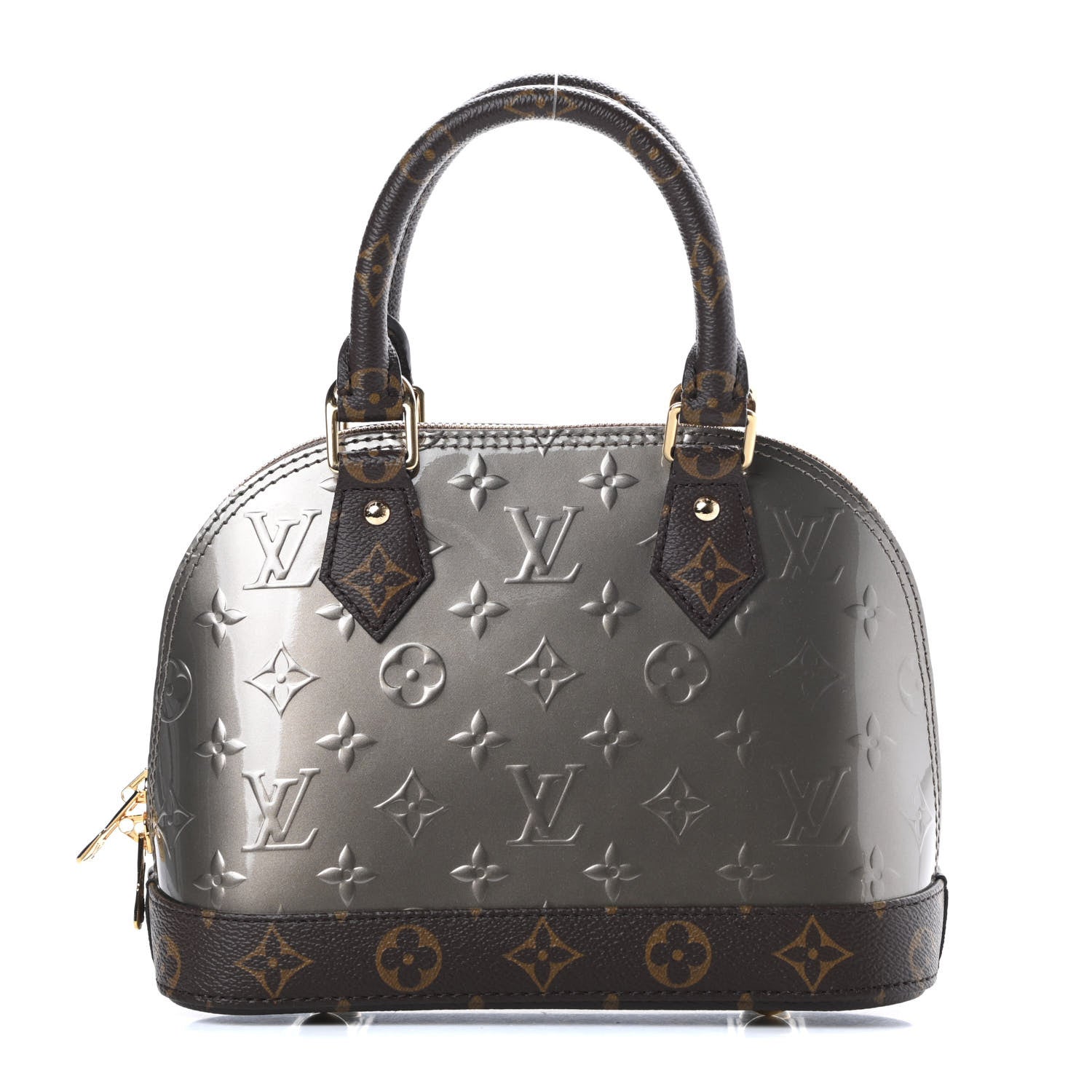 Louis Vuitton Vernis Epi Monogram Alma BB Champagne Metallise 726938 ...