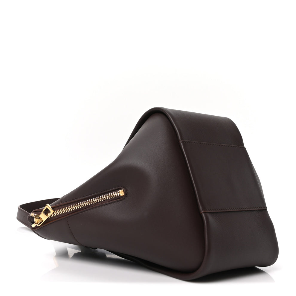 Loewe Classic Calfskin Hammock Flip Tote Dark Chestnut 1784634 ...