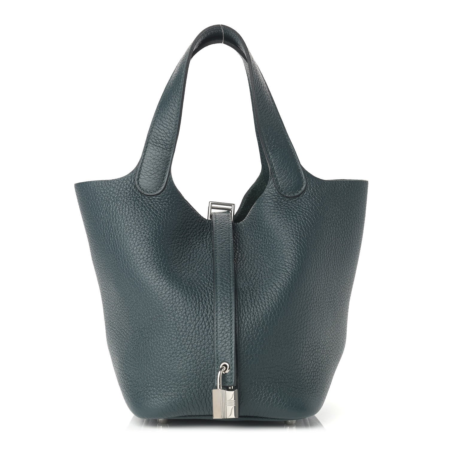 Hermes Taurillon Clemence Picotin Lock 18 PM Vert Cypress 900329 ...