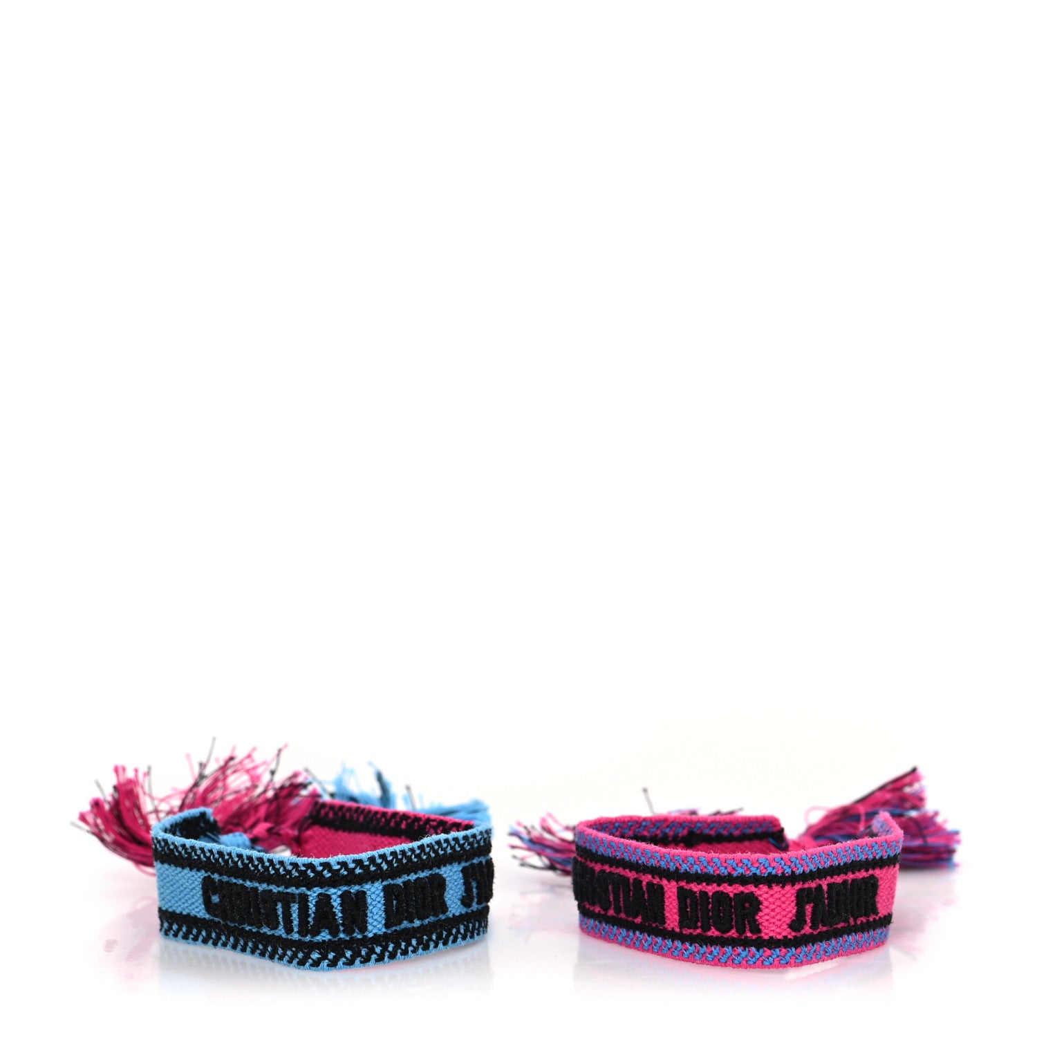 Christian Dior Woven Cotton J'Adior Friendship Bracelet Set Bright Pink ...