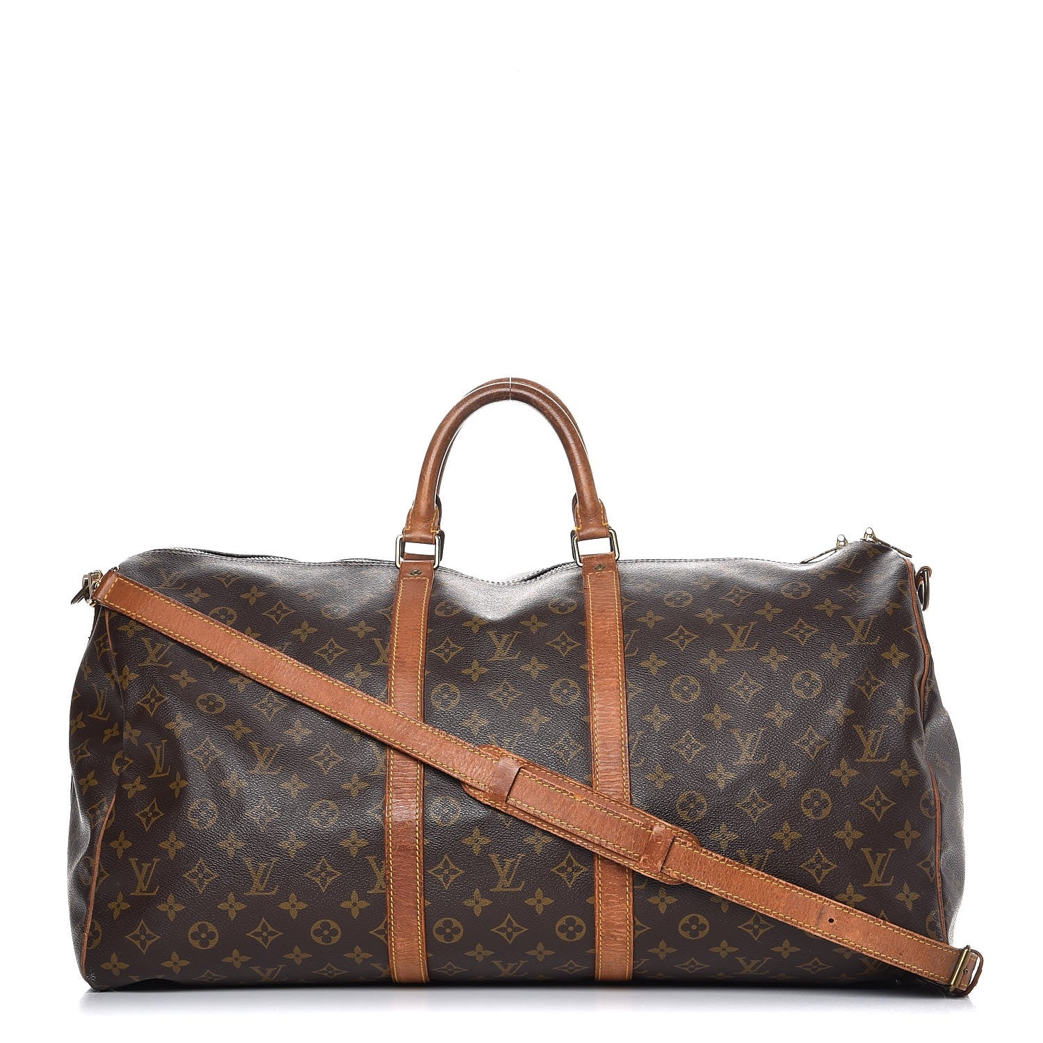 Louis Vuitton Monogram Keepall Bandouliere 55 300608 – FASHIONPHILE