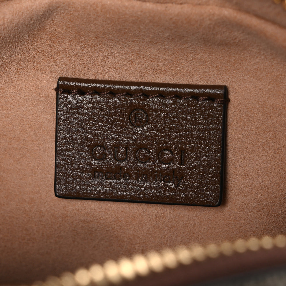 Gucci GG Supreme Monogram Azalea Calfskin Mini Retro Interlocking G ...