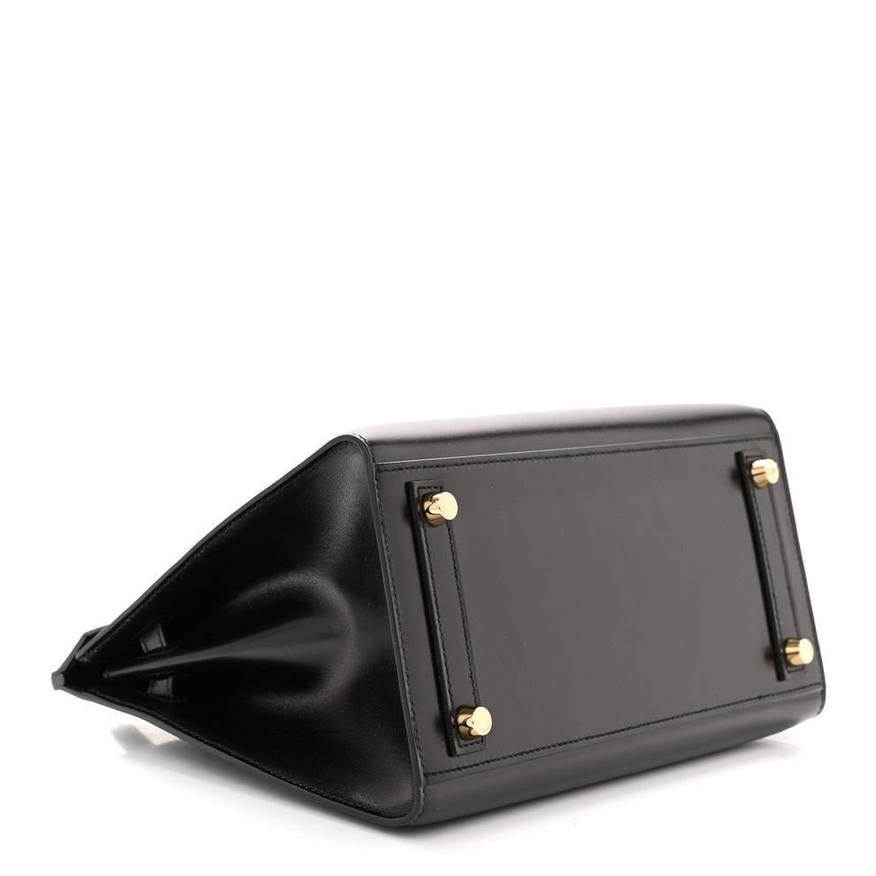 Hermes Box Birkin Sellier 25 Black 1305645 – FASHIONPHILE