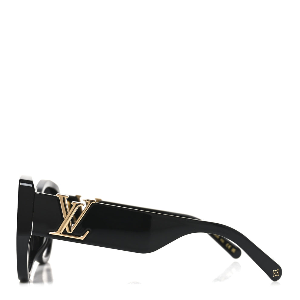 Louis Vuitton LV Icon Cat Eye Sunglasses Z1733E Black 1850978 ...