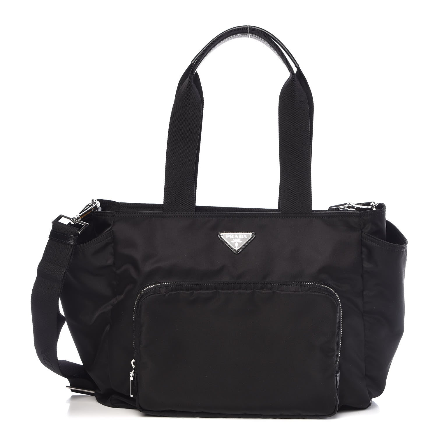 Prada Nylon Vela Baby Bag Black 393249 – FASHIONPHILE