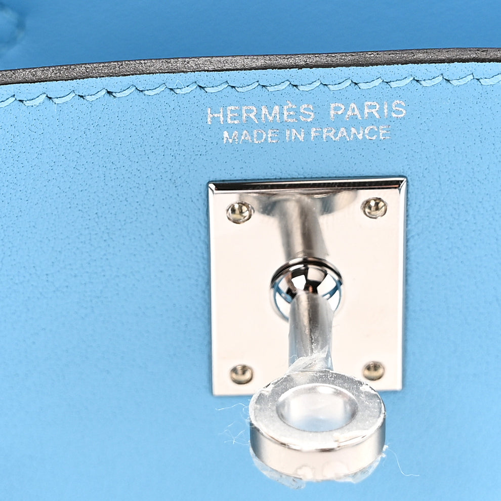 Hermes Swift Kelly Jump Backpack Celeste 1801567 – FASHIONPHILE