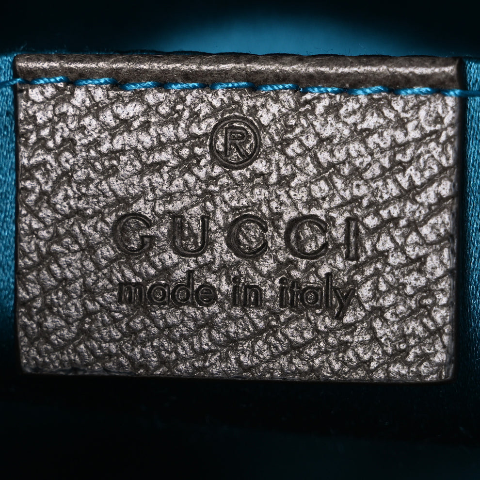 Gucci GG Supreme Monogram Textured Dollar Calfskin Web Small Ophidia ...