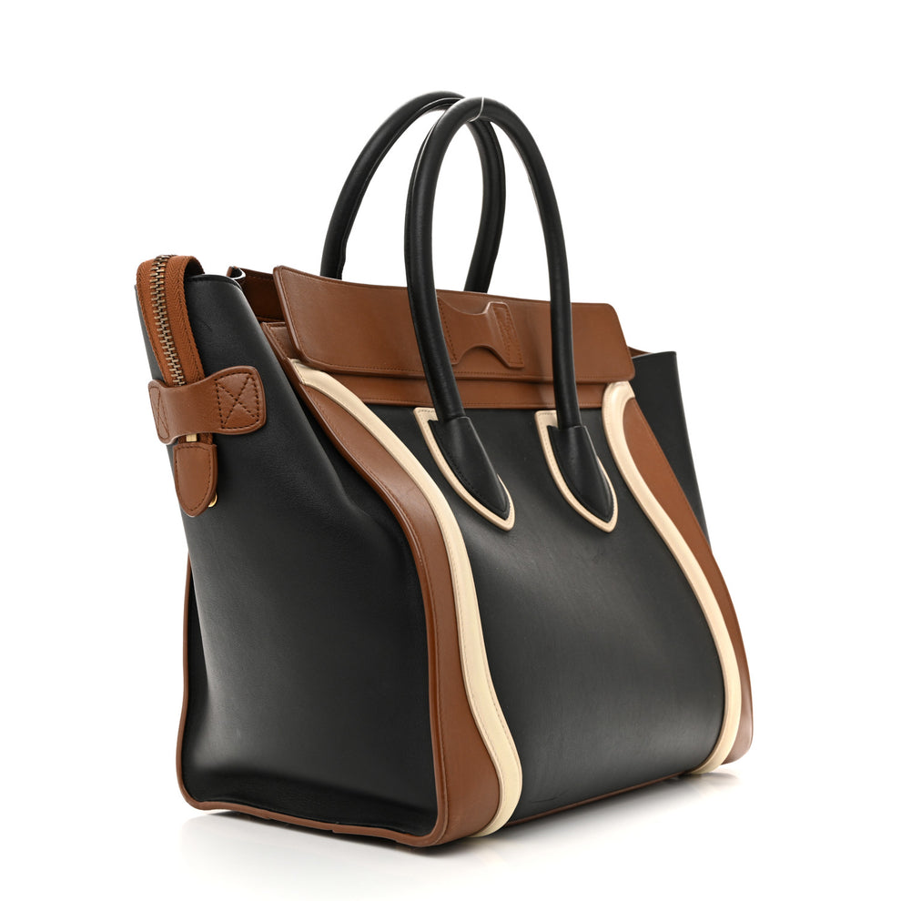 Celine Smooth Calfskin Mini Tri-Color Luggage Multicolor 1785021 ...