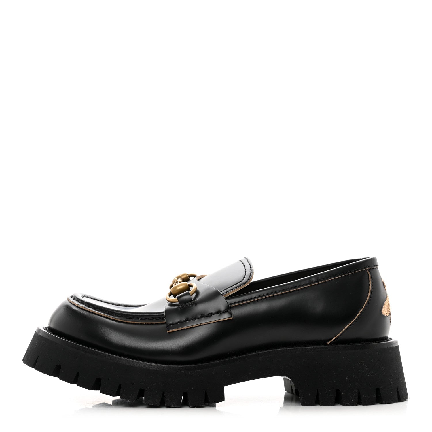 Gucci Cordovan Lux Womens Harald Horsebit 25mm Platform Loafers 37 ...