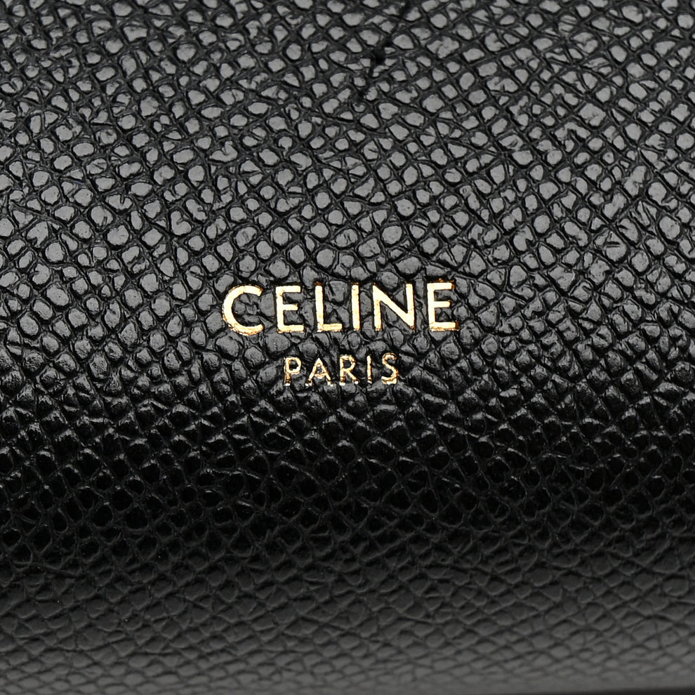 Celine Baby Grained Calfskin Mini Belt Bag Black 1780501 – FASHIONPHILE