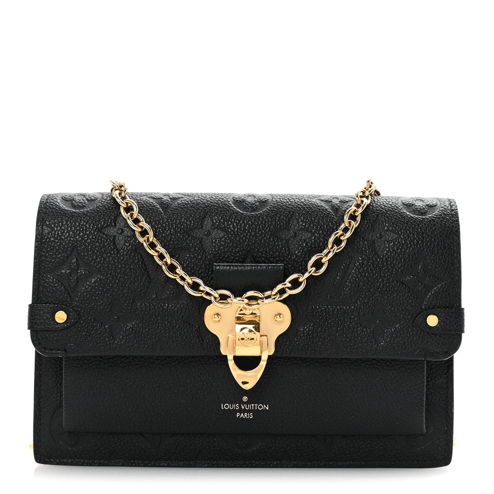 Louis Vuitton Empreinte Vavin Chain Wallet Black 1727291 – FASHIONPHILE