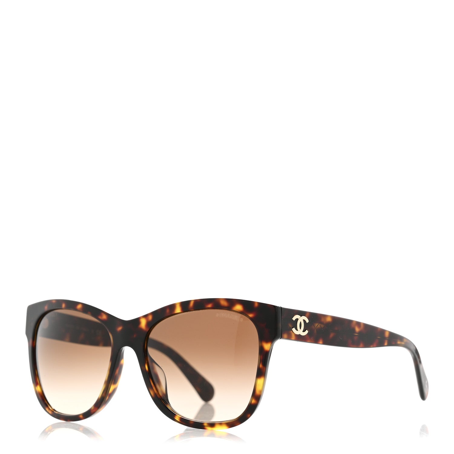 Chanel Acetate Runway Square Sunglasses 5380-A Dark Tortoise 1727304 ...