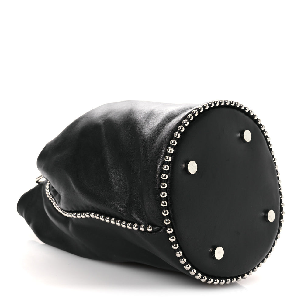 Alexander Wang Lambskin Attica Chain Dry Sack Bucket Bag Black 1773996 ...