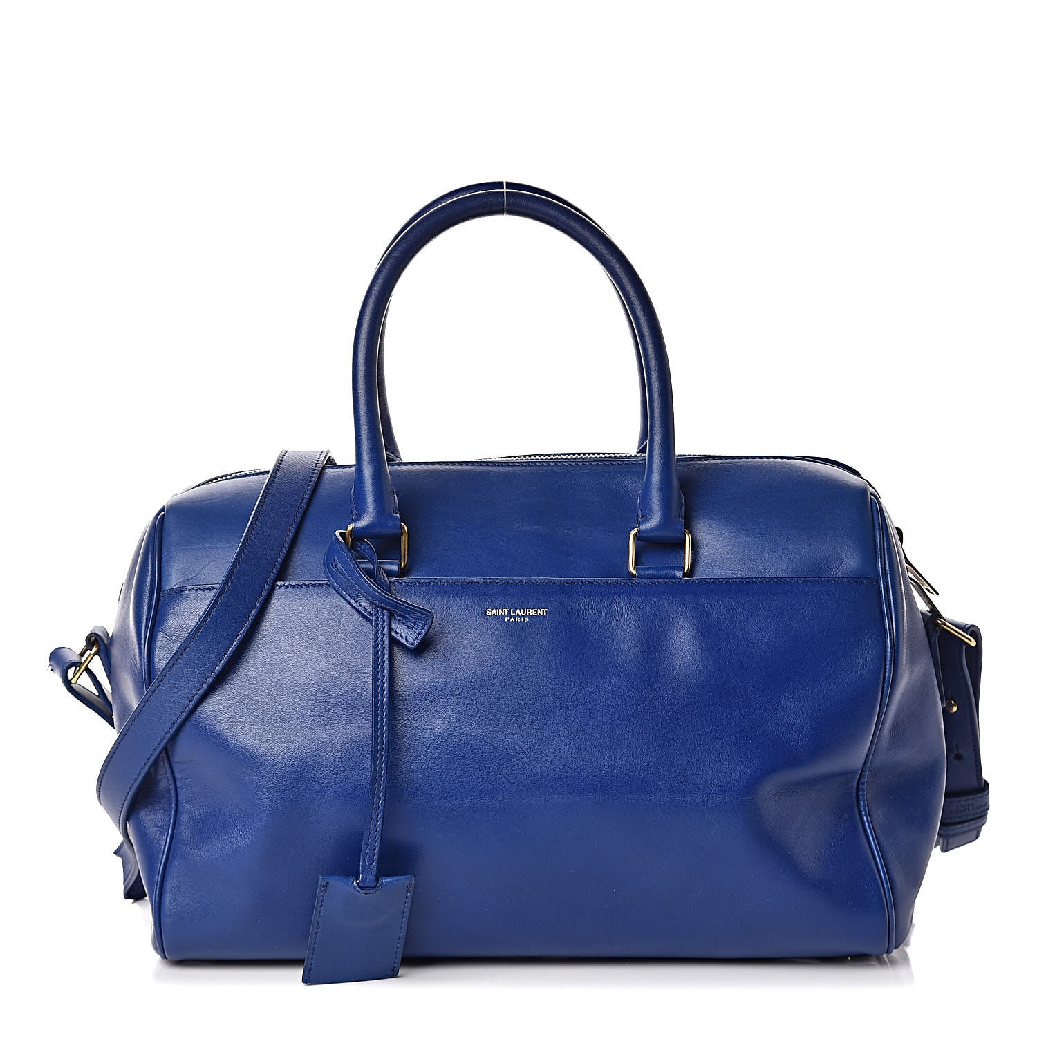 Saint Laurent Calfskin Classic Duffle 6 Marine 469609 – FASHIONPHILE
