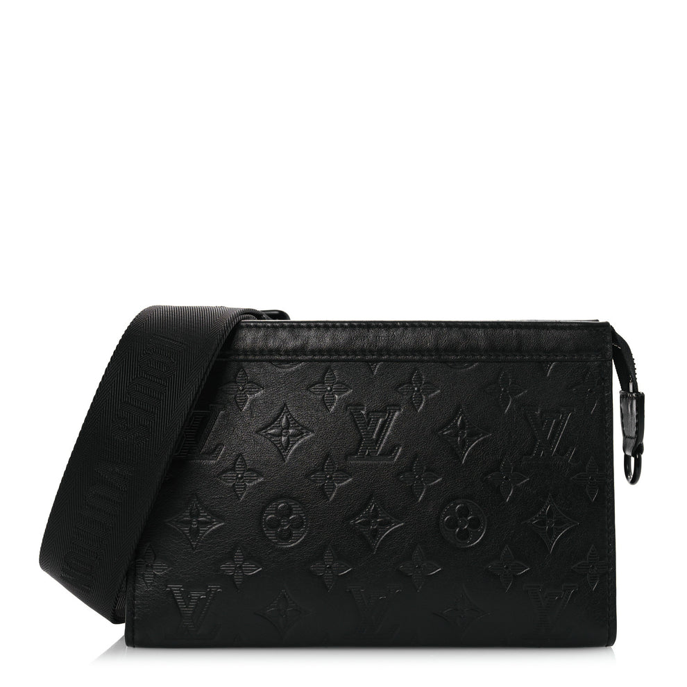 Louis Vuitton Calfskin Monogram Shadow Gaston Wearable Wallet 1665477 ...
