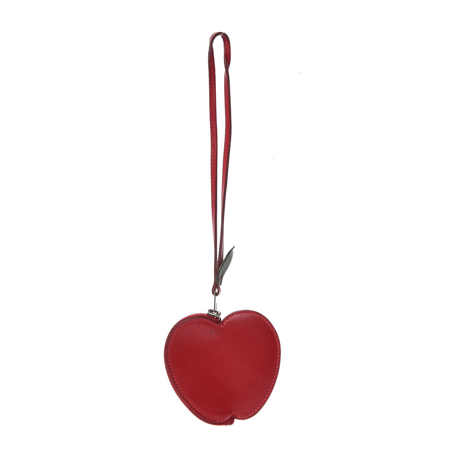 Hermes Tadelakt Tutti Frutti Pomme Coin Purse Wristlet Rouge Vif 384180 ...
