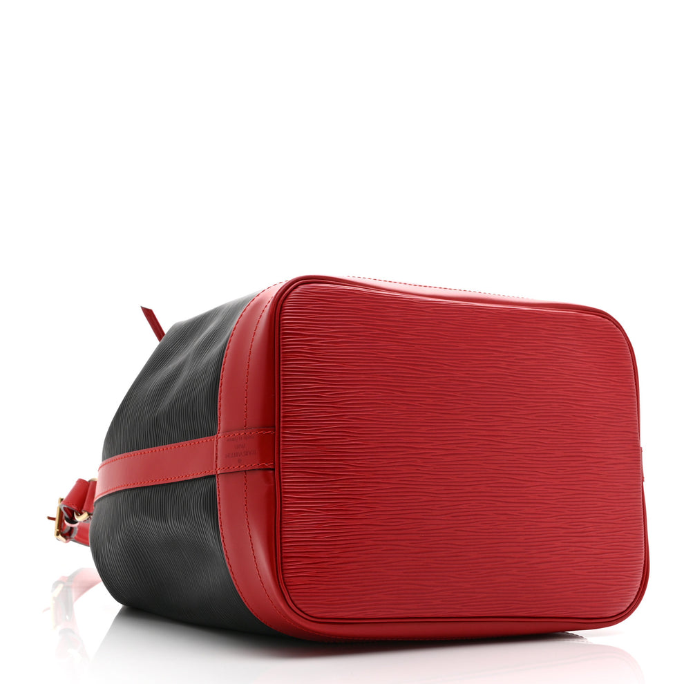 Louis Vuitton Epi Bi-Color Noe Castillan Red Black 1772170 – FASHIONPHILE