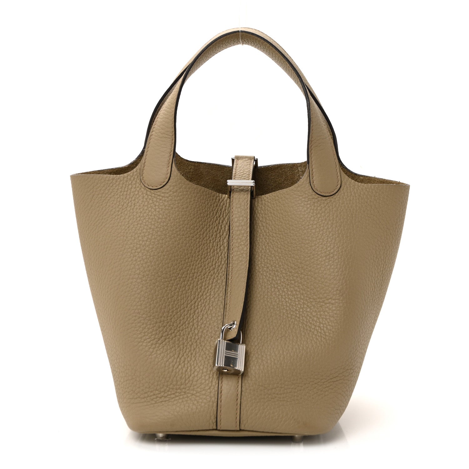 Hermes Taurillon Clemence Picotin Lock 18 PM Beige Marfa 1812640 ...