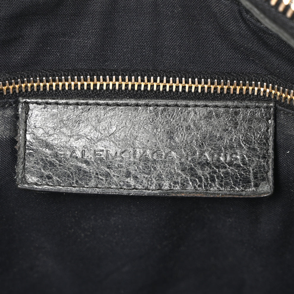 Balenciaga Agneau Giant 21 Gold Hardware Part Time Black 1788403 ...