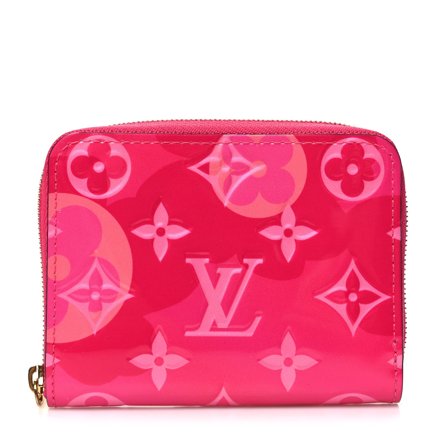 Louis Vuitton Vernis Valentine Zippy Coin Purse Fuchsia 1239043 ...