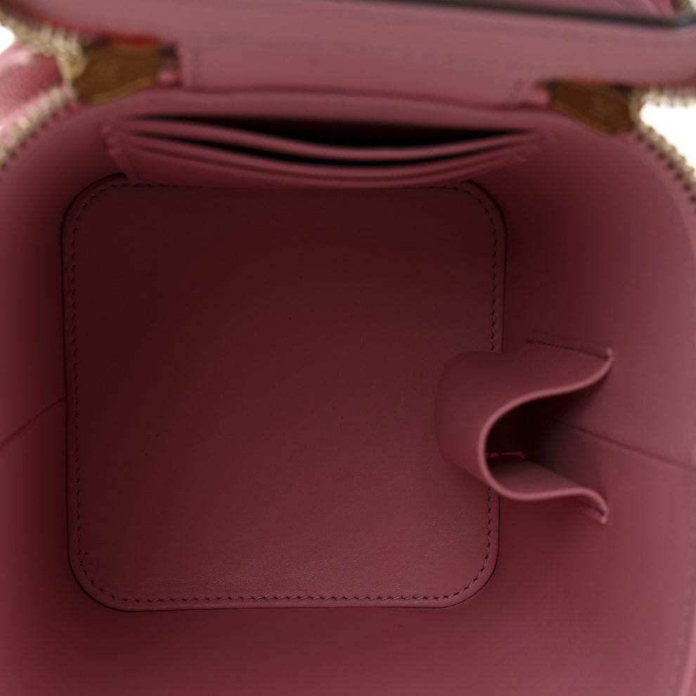 Chanel Caviar Quilted Tiny CC Vanity Case With Chain Pink 1772795 ...