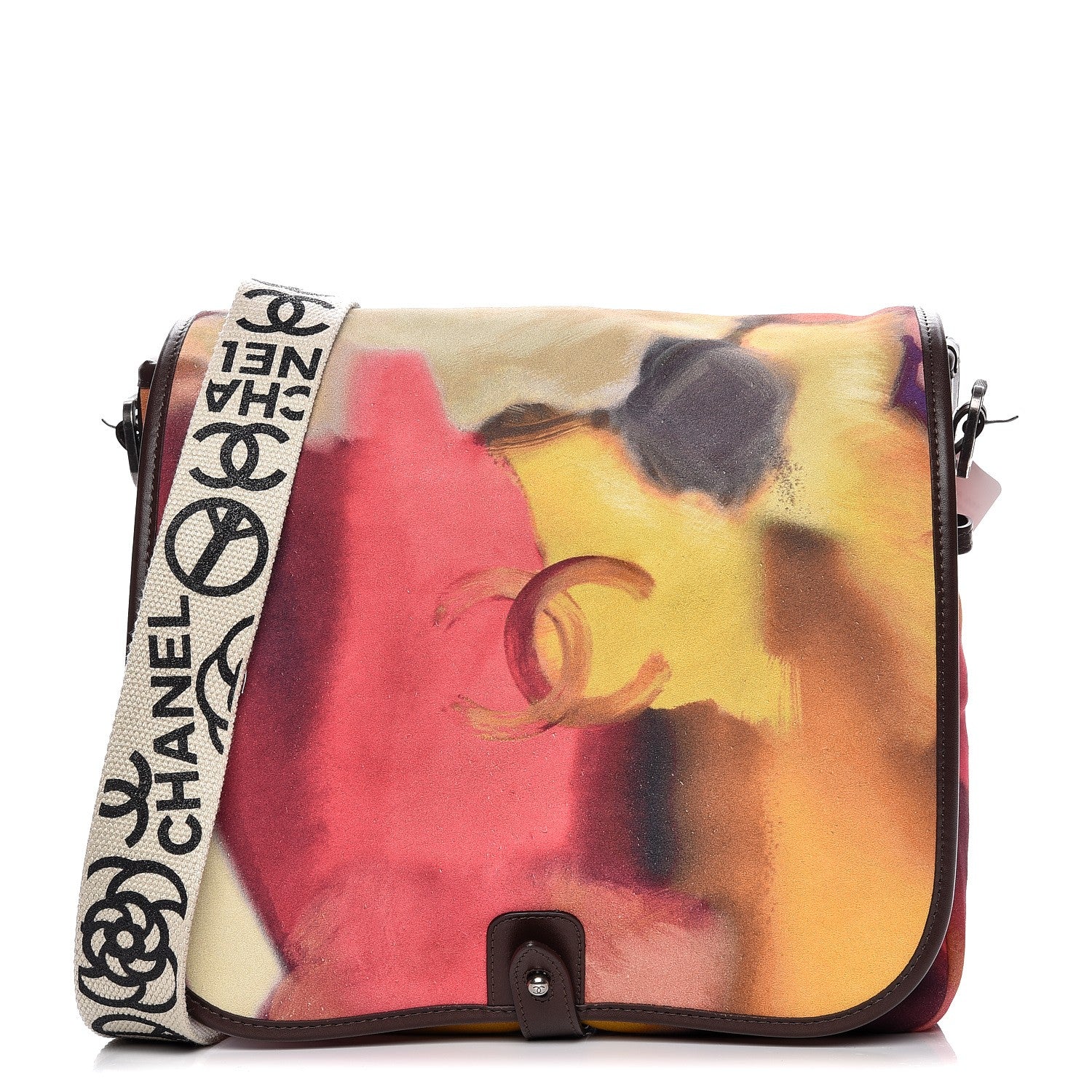 Chanel Printed Ultra Soft Lambskin Medium Flower Power Messenger 217775 ...