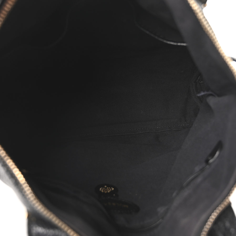 Mulberry Classic Grained Calfskin Small Alice Satchel Black 1796168 ...