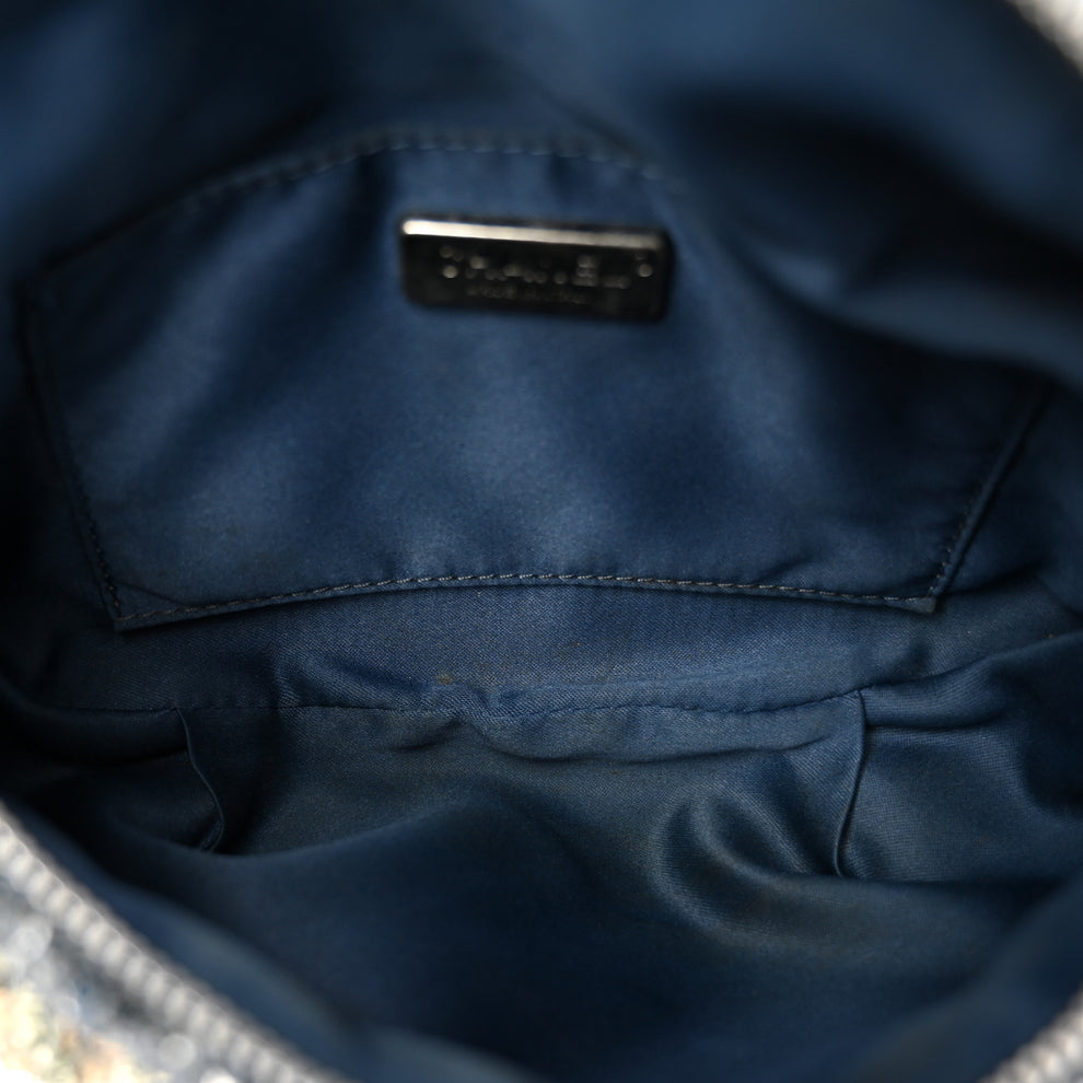 Chanel Sequin Coco Cuba Waist Bag Fanny Pack Blue Pink 1779850 ...