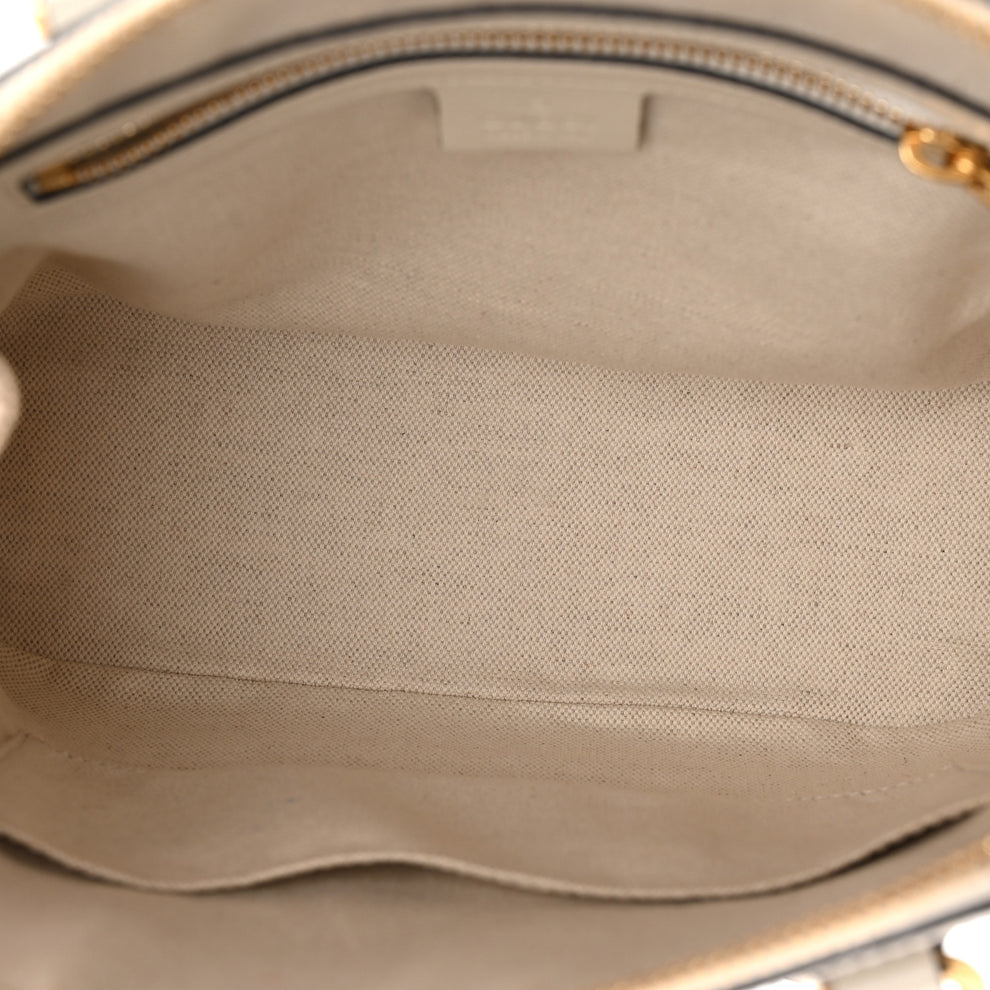 Gucci GG Supreme Monogram Azalea Calfskin Small Horsebit 1955 Top ...