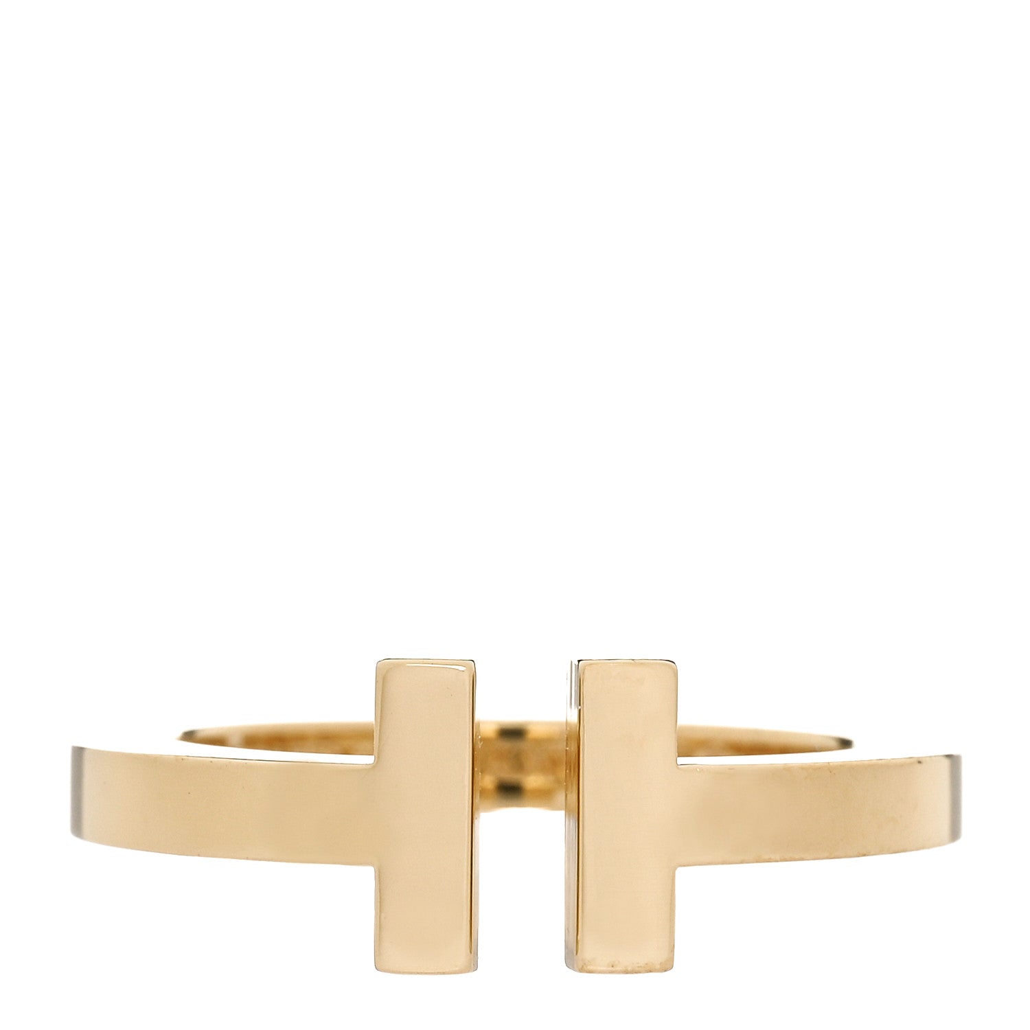Tiffany 18K Yellow Gold T Square Ring 54 7 1629922 – FASHIONPHILE