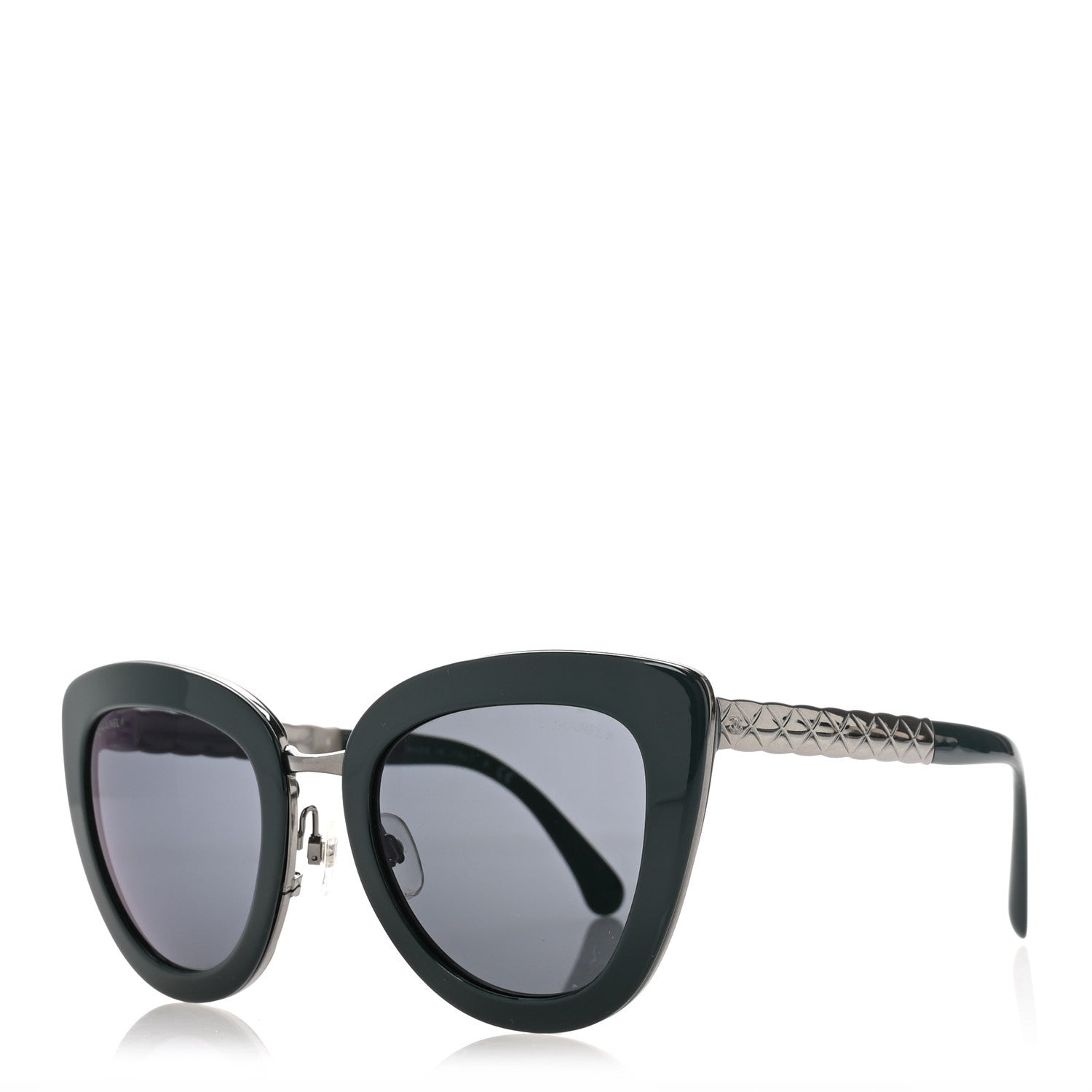 Chanel Cat Eye Quilted Sunglasses 5368 Green 1704850 – FASHIONPHILE