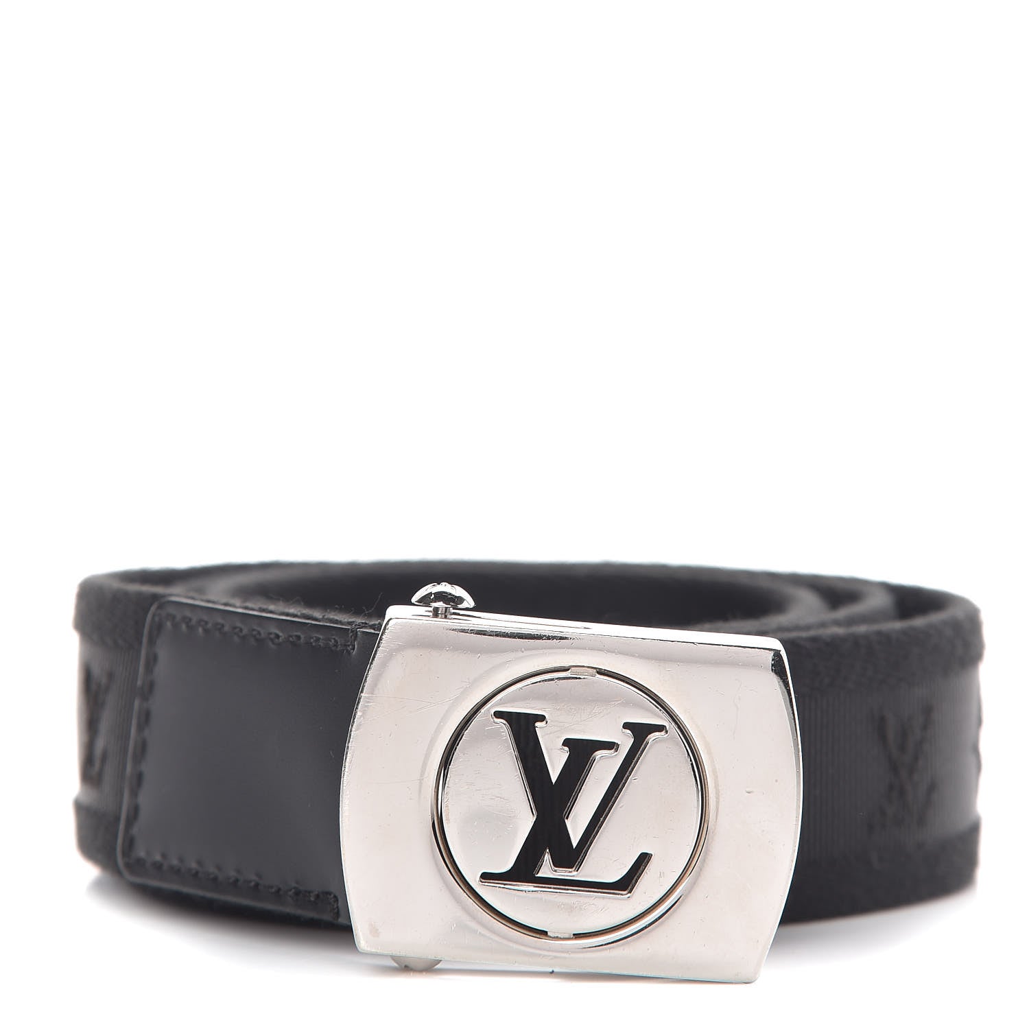 Louis Vuitton Canvas Monogram LV Cut Belt 90 36 Black 441204 – FASHIONPHILE