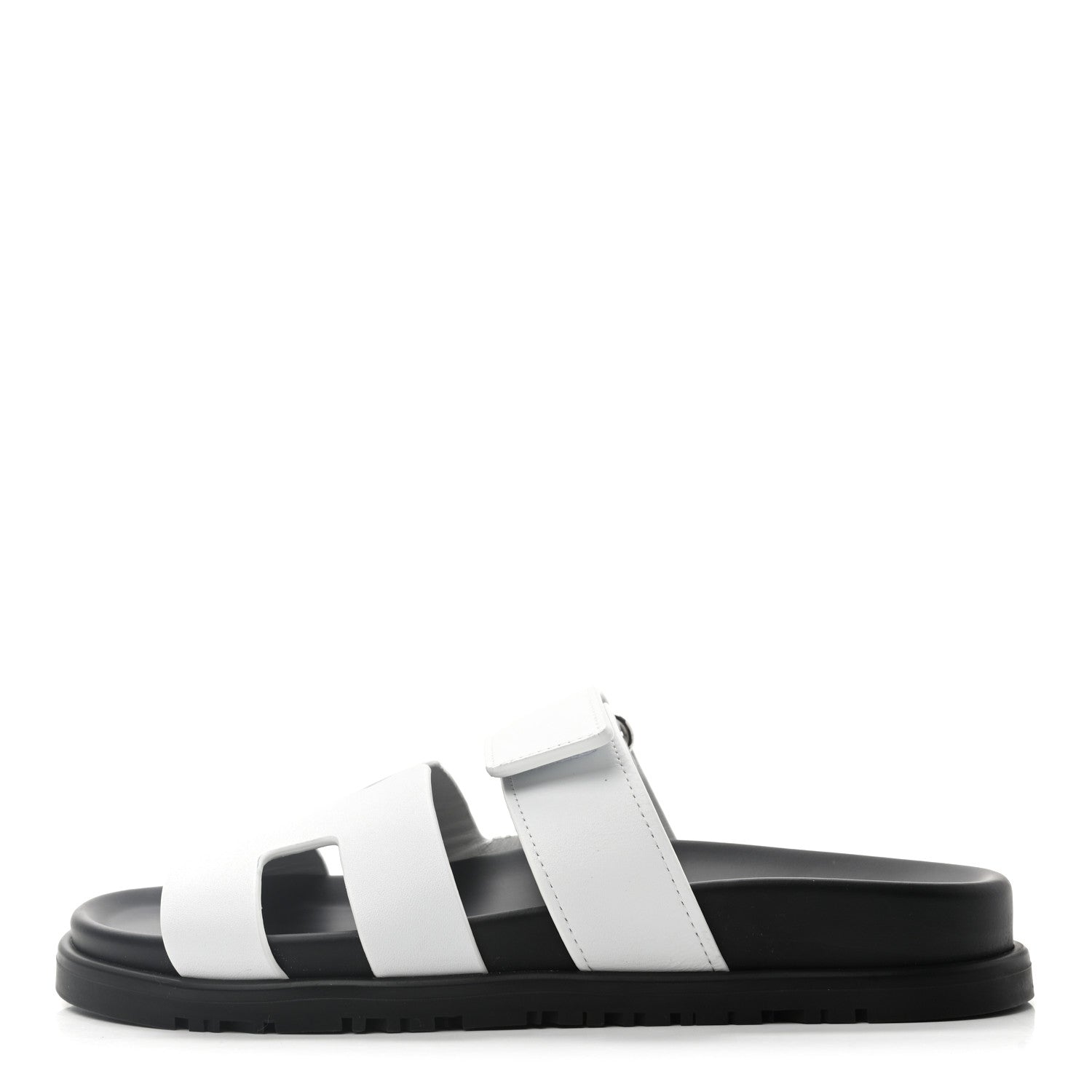 Hermes Calfskin Womens Chypre Sandals 36 White 939803 – FASHIONPHILE