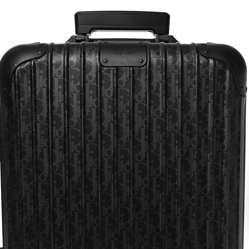 Christian Dior X RIMOWA Aluminum Gradient Original Cabin Luggage Black ...