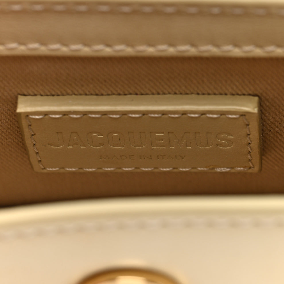 Jacquemus Smooth Calfskin Mini Le Chiquito Ivory 1787117 – FASHIONPHILE