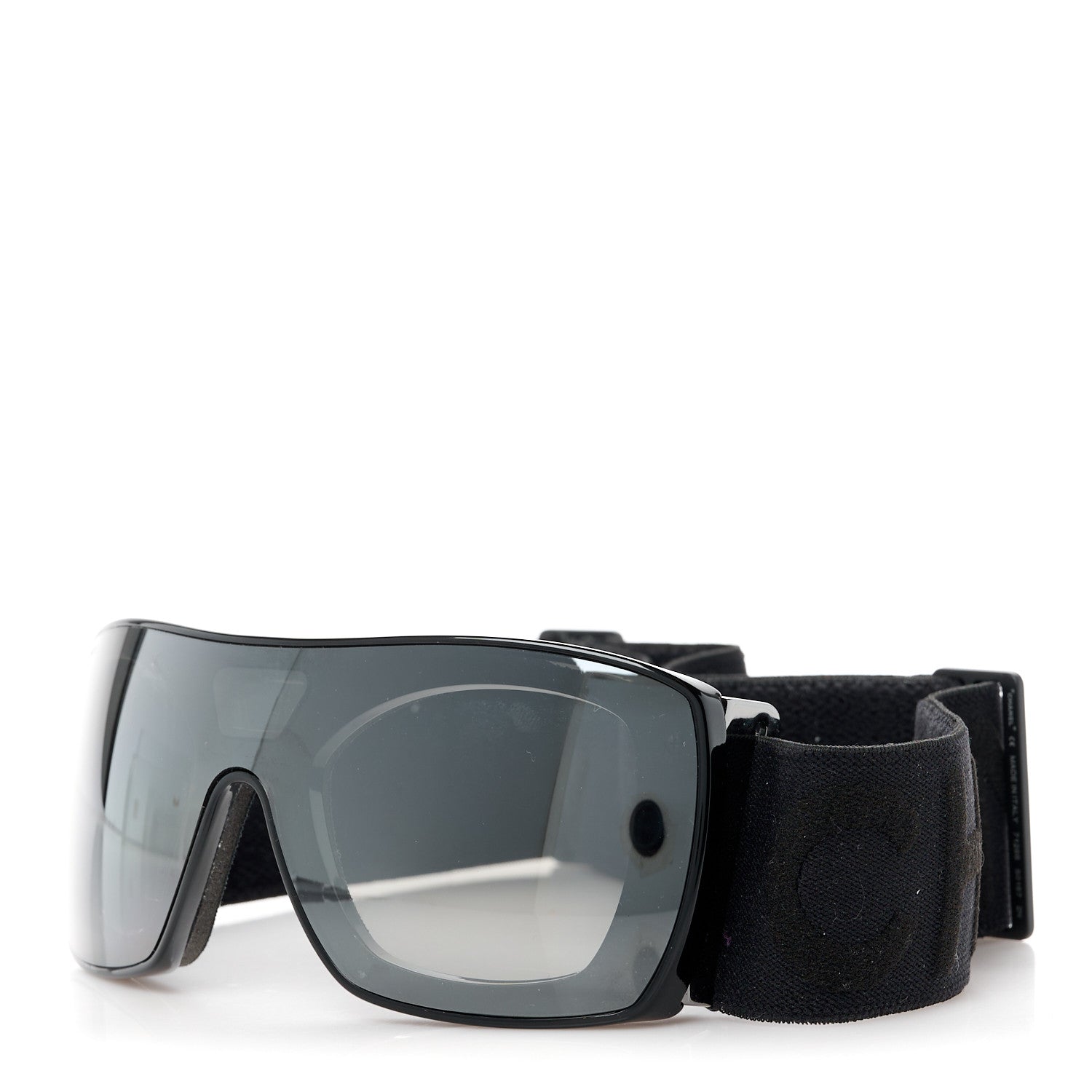 Chanel Acetate Technical Shield Sunglasses Black 1565986 – FASHIONPHILE