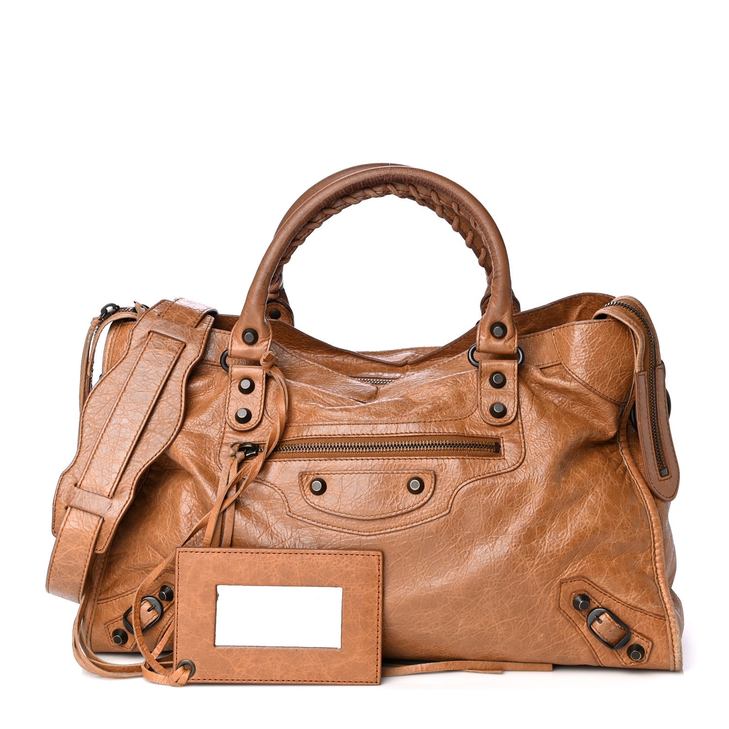 Balenciaga Agneau Classic Hardware City Cumin 855855 – FASHIONPHILE