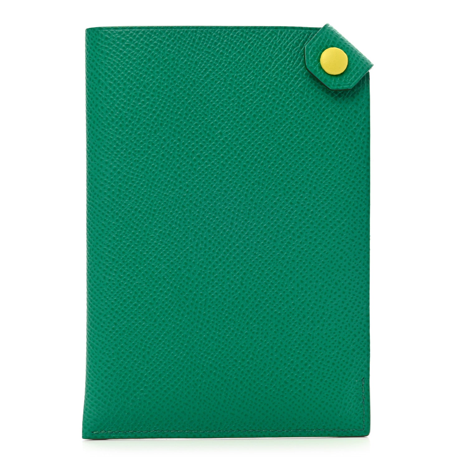 Hermes Epsom Tarmac Dot PM Passport Holder Vert Jade Lime 1129460 ...