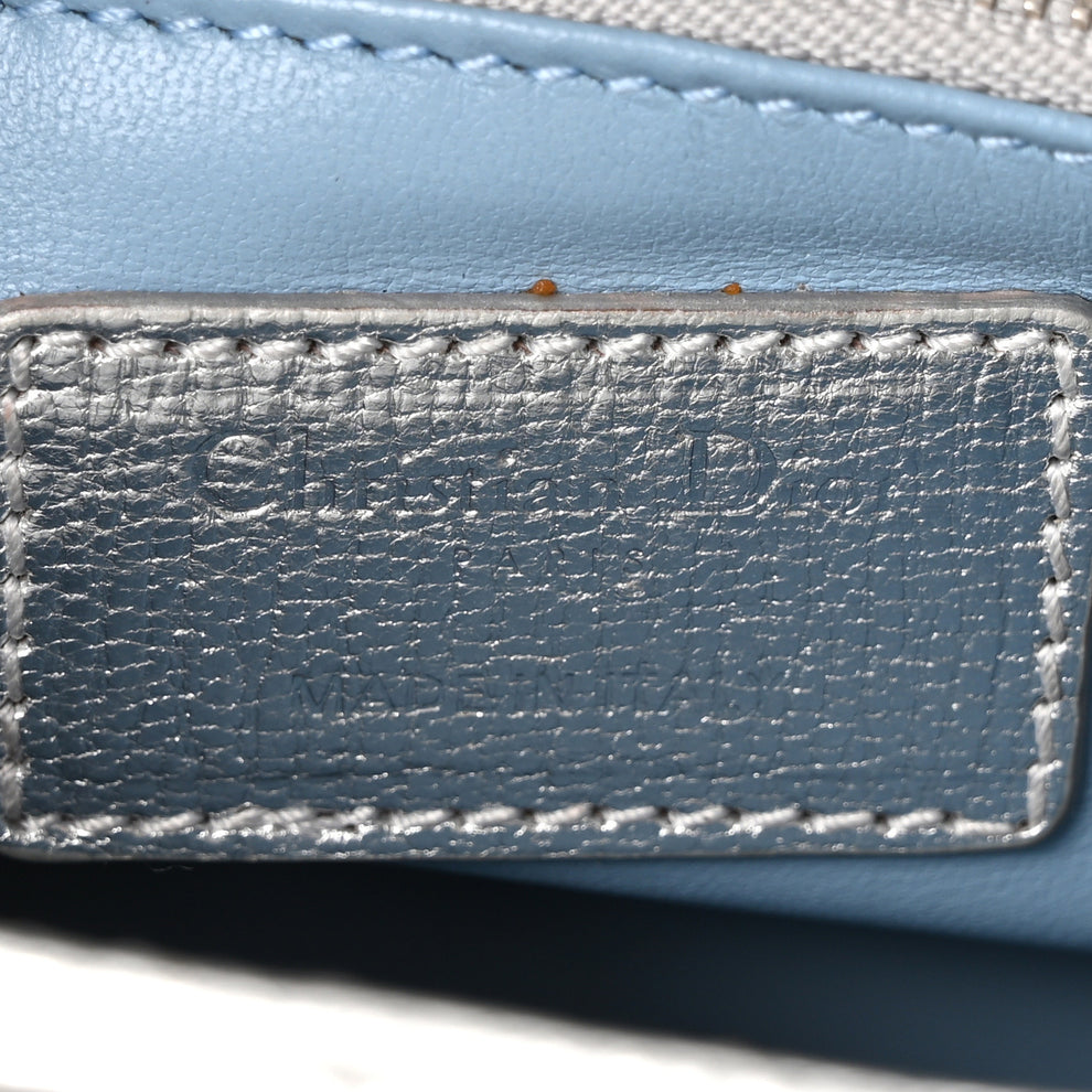 Christian Dior Metallic Grained Calfskin Cannage Small Lucky Badges My ...