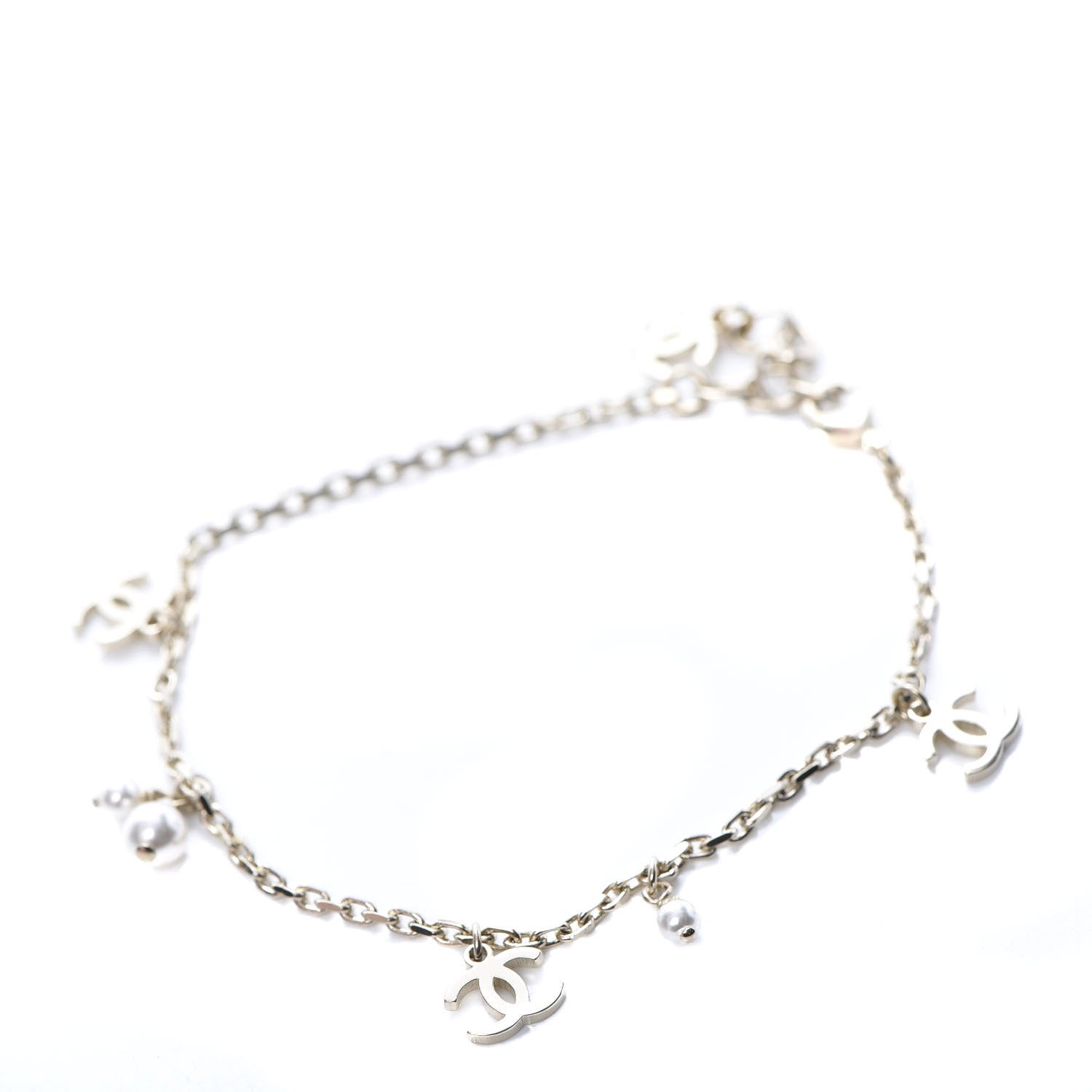 Chanel Pearl CC Chain Anklet Gold 663015 – FASHIONPHILE