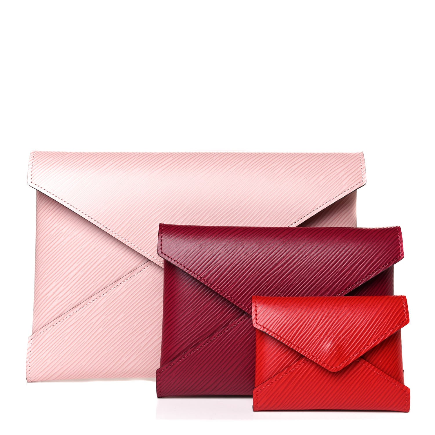 Louis Vuitton Epi Kirigami Pochette Set Rose Ballerine Fuchsia ...