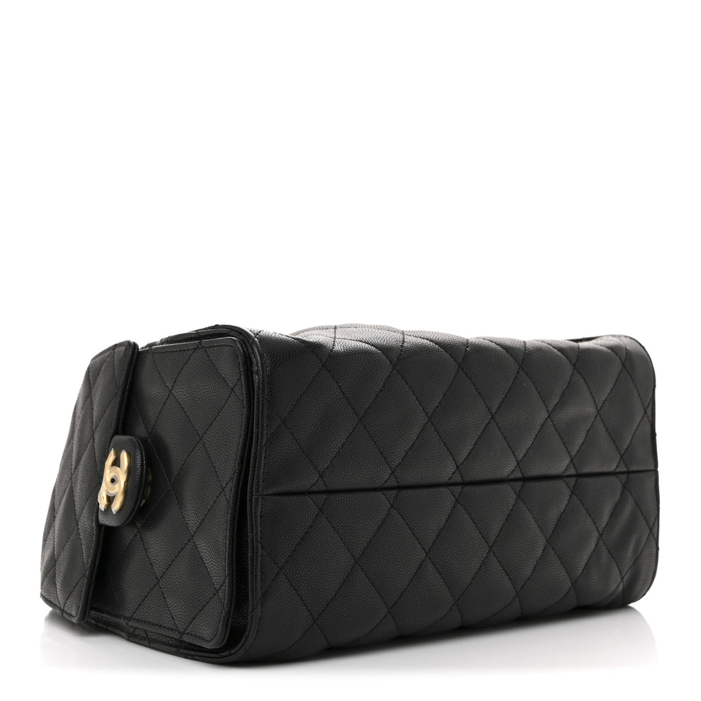 Chanel Caviar Quilted Small Chanel 25 Handbag Black 1773751 – FASHIONPHILE