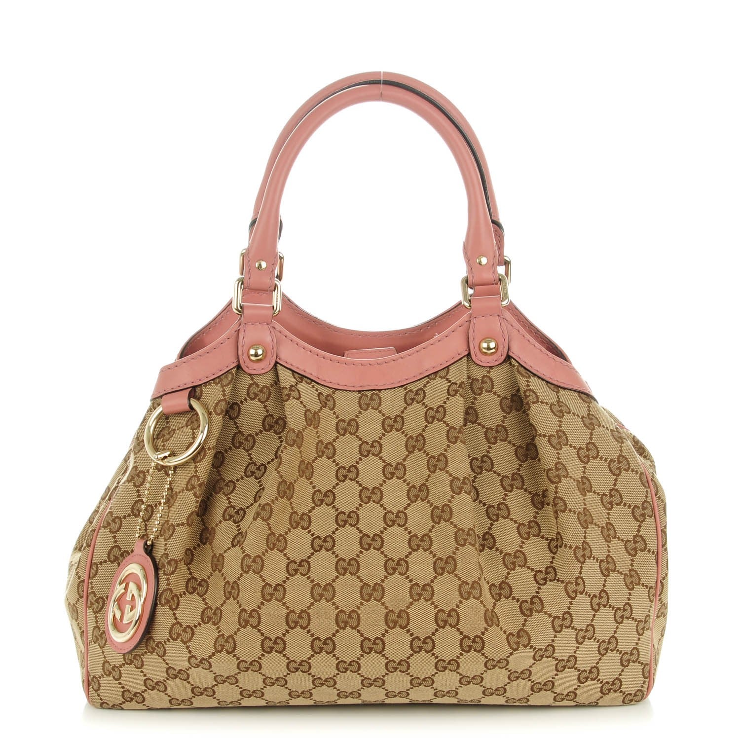 Gucci Monogram Medium Sukey Tote Pink 144982 – FASHIONPHILE