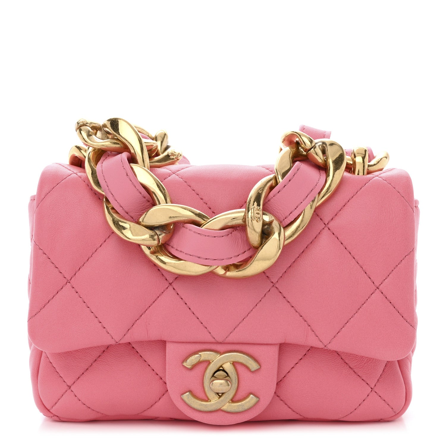 Chanel Lambskin Quilted Mini Funky Town Flap Pink 1467246 – FASHIONPHILE