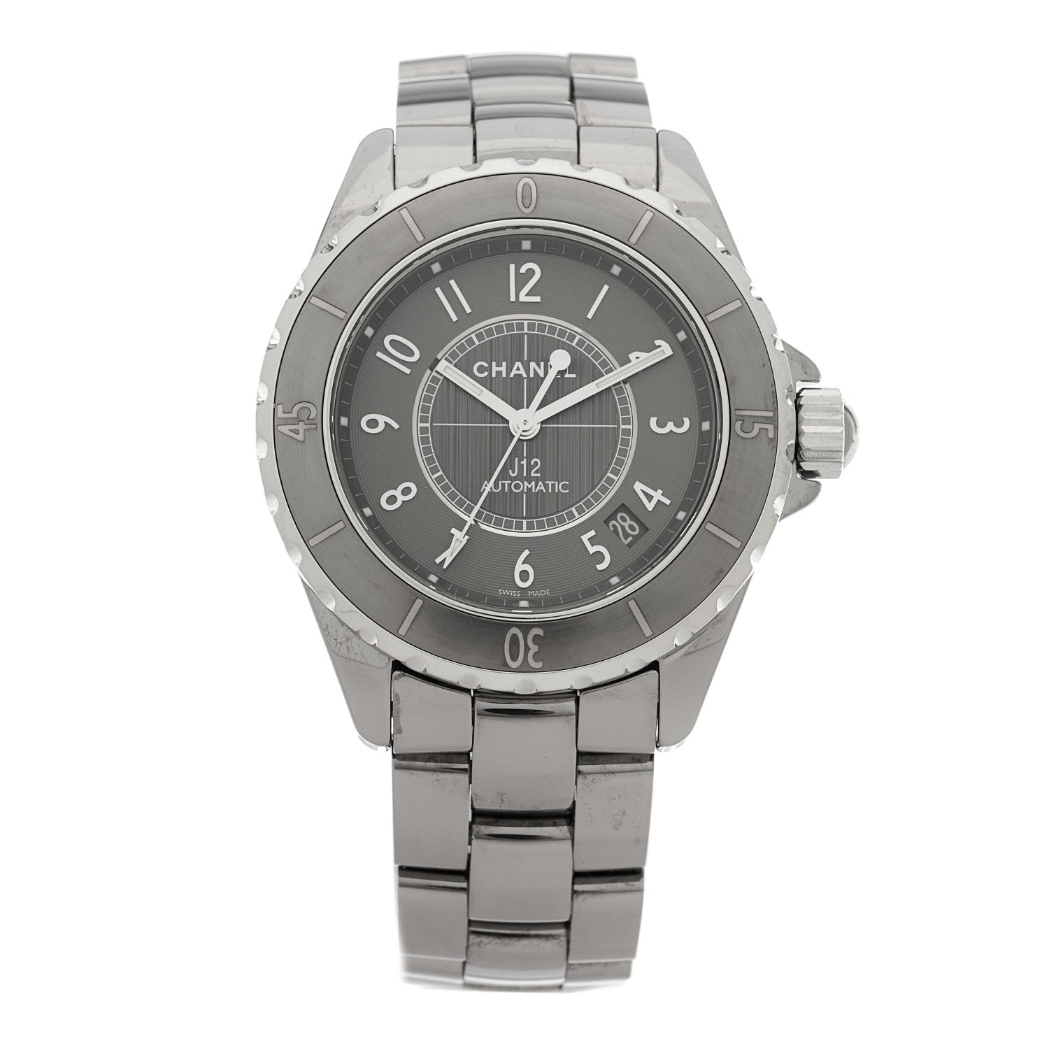 Chanel Titanium Ceramic 38mm J12 Chromatic Automatic Watch 1592987 ...