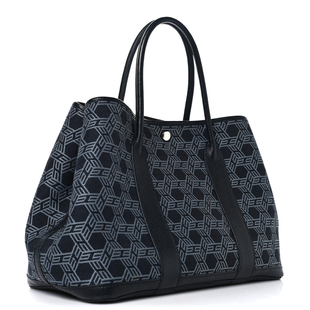 Hermes Toile SO H Vache Country Garden Party 36 MM Black 1780196 ...