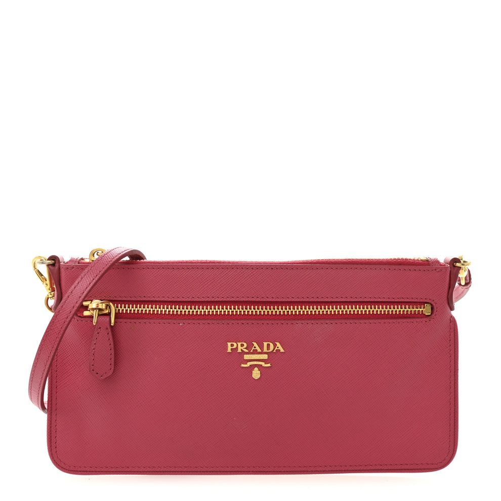 Prada Saffiano Lux Crossbody Bag Peonia 1840918 – FASHIONPHILE