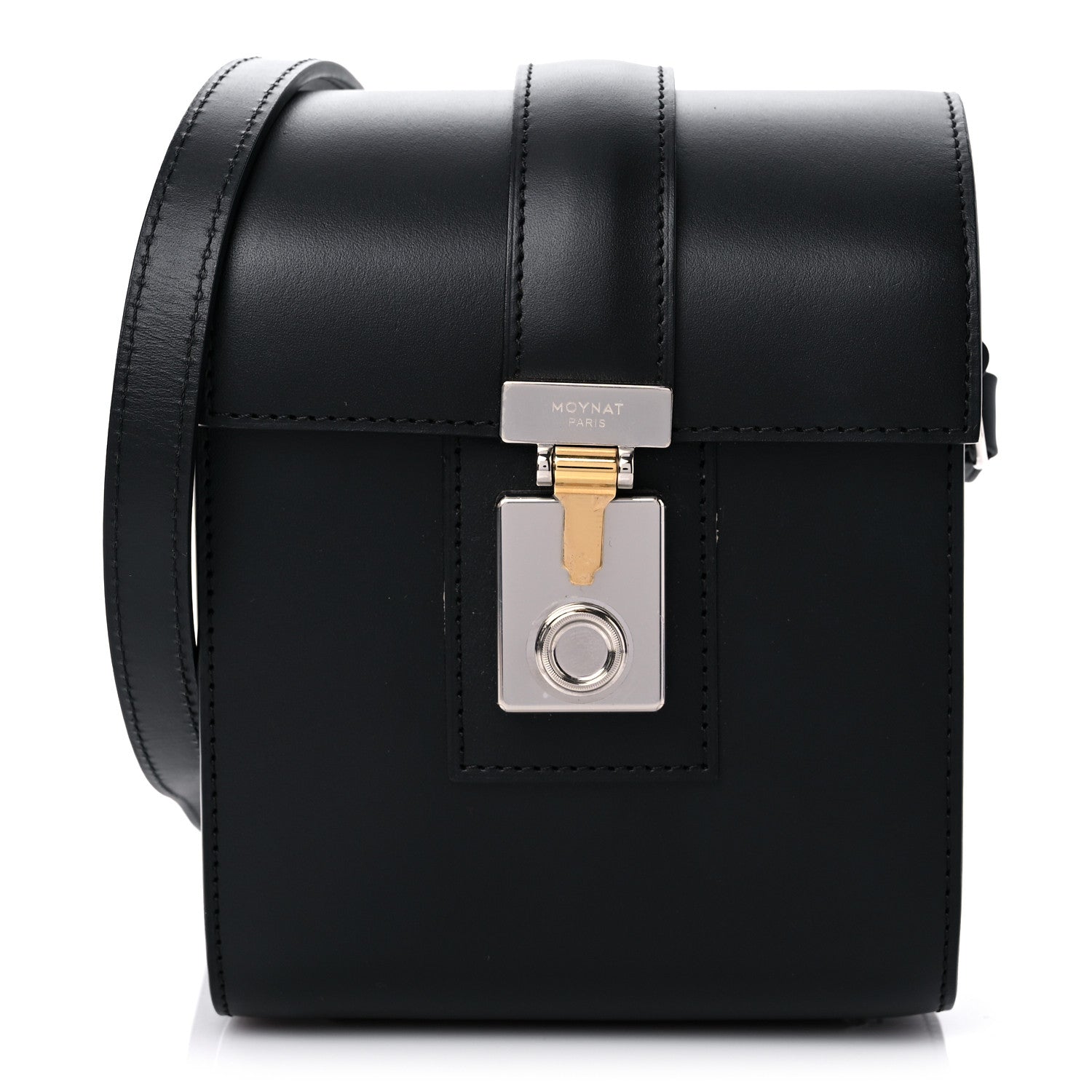 Moynat Box Calfskin Cabotine Black 1081486 – FASHIONPHILE