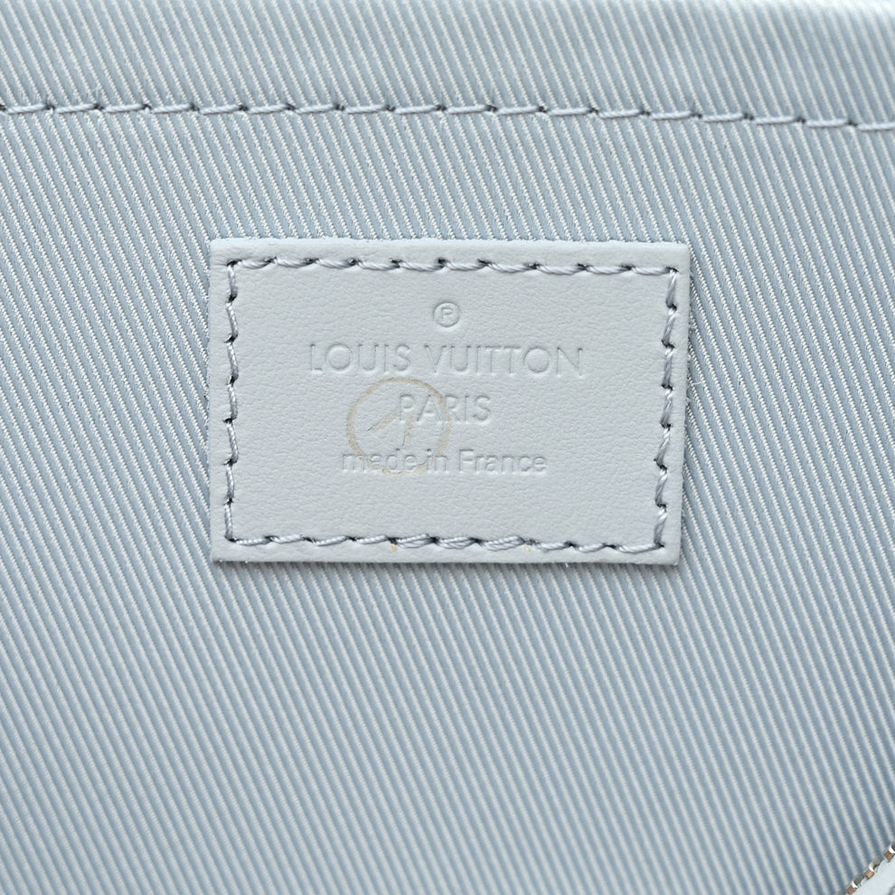 Louis Vuitton Grained Calfskin Aerogram City Keepall Cloud Blue 1792988 ...