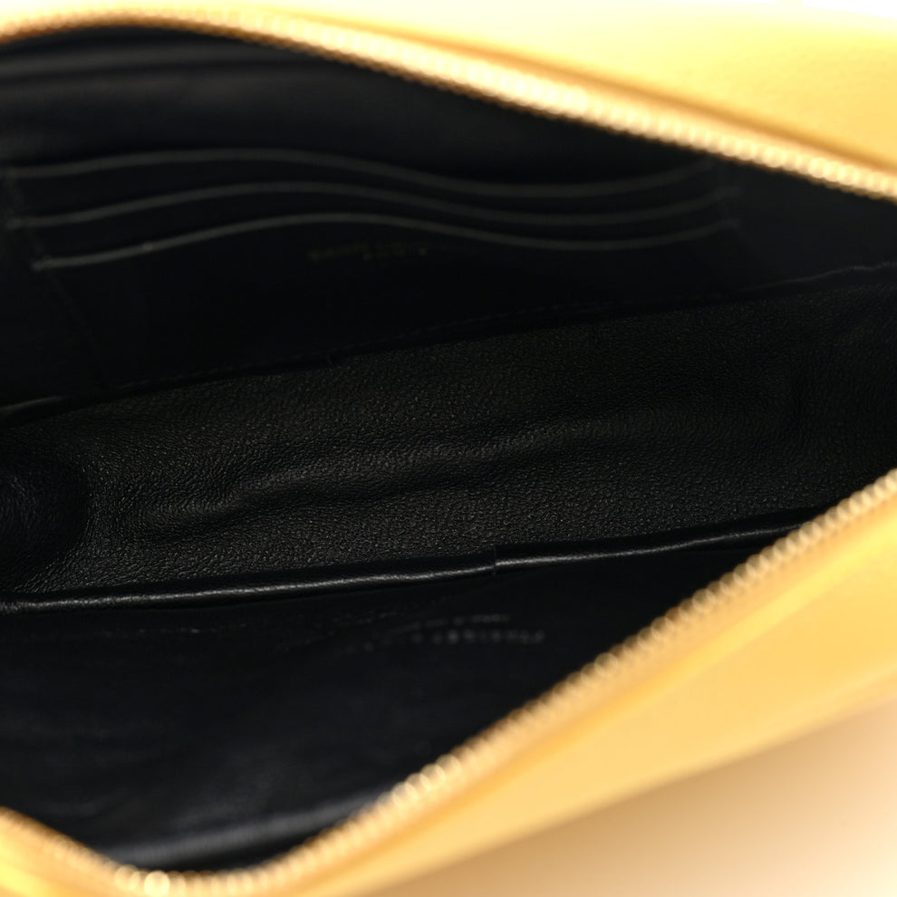 Saint Laurent Grain De Poudre Matelasse Monogram Mini Lou Camera Bag ...